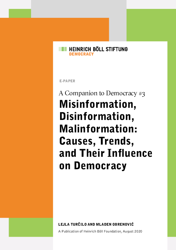 (PDF) Misinformation, Disinformation, Malinformation: Causes, Trends ...
