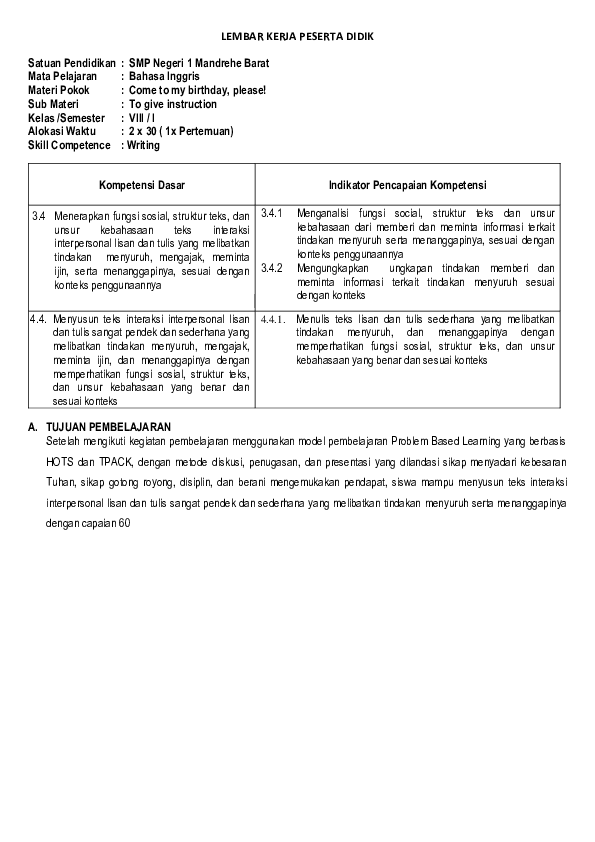 (PDF) LEMBAR KERJA PESERTA DIDIK