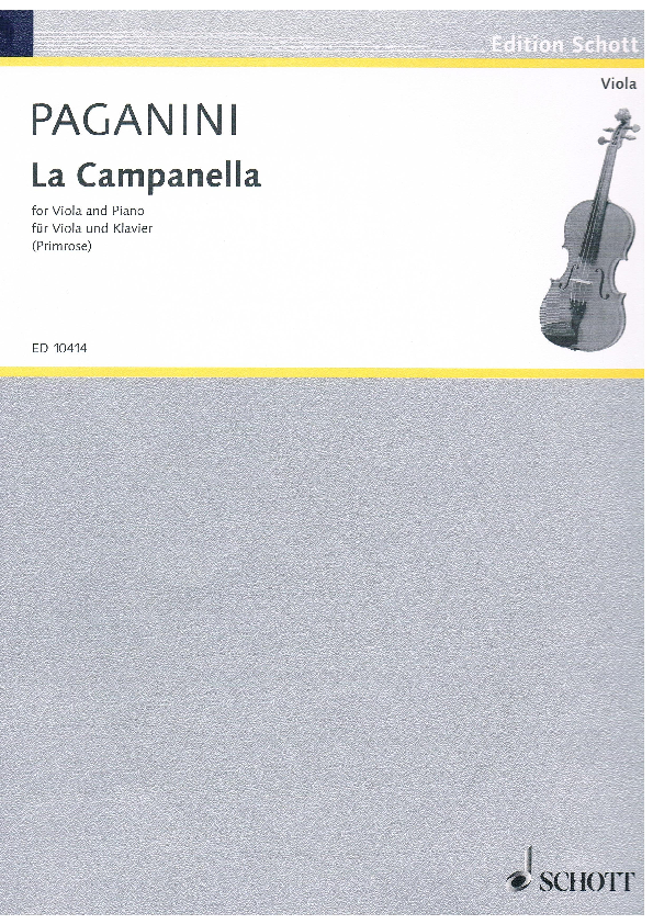 (PDF) La Campanella Paganini Viola Piano