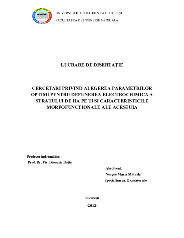 (DOC) Lucrare Disertatie - Neagoe Maria Mihaela
