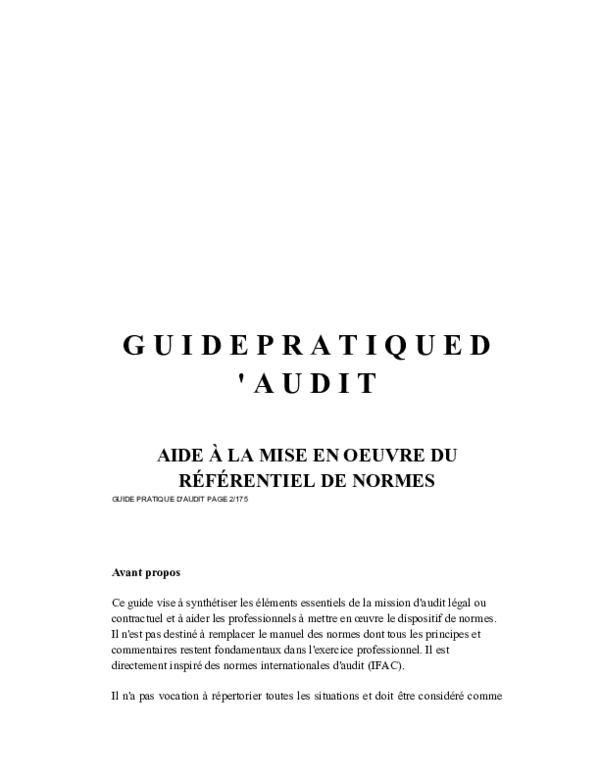 (DOC) Guide pratique de l audit