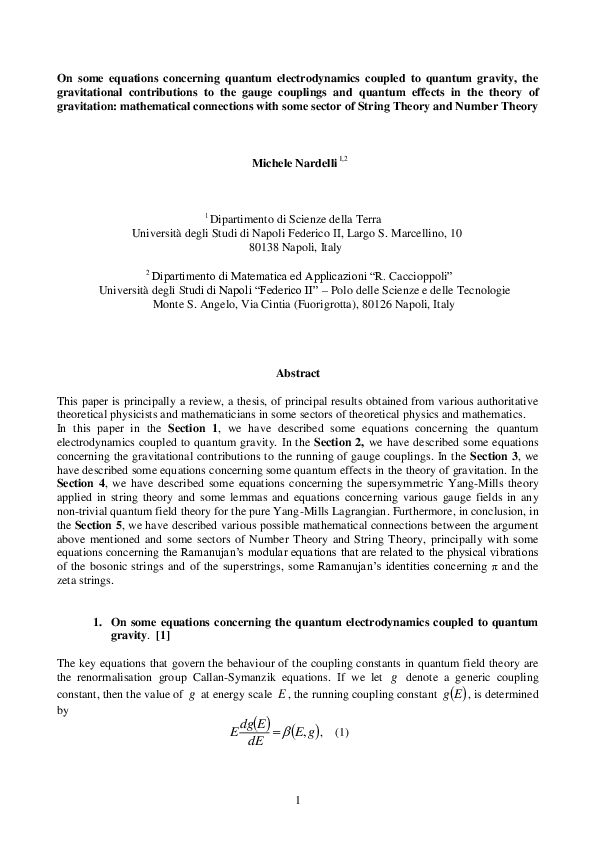 (PDF) On the Study of a Fundamental Modular Equation for an Initial ...