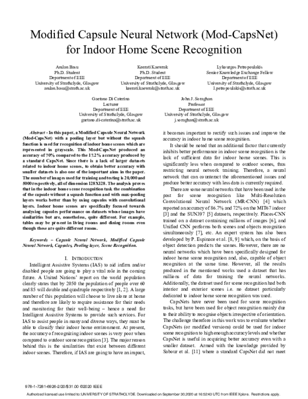 (PDF) Modified Capsule Neural Network (Mod-CapsNet) for Indoor Home Scene Recognition