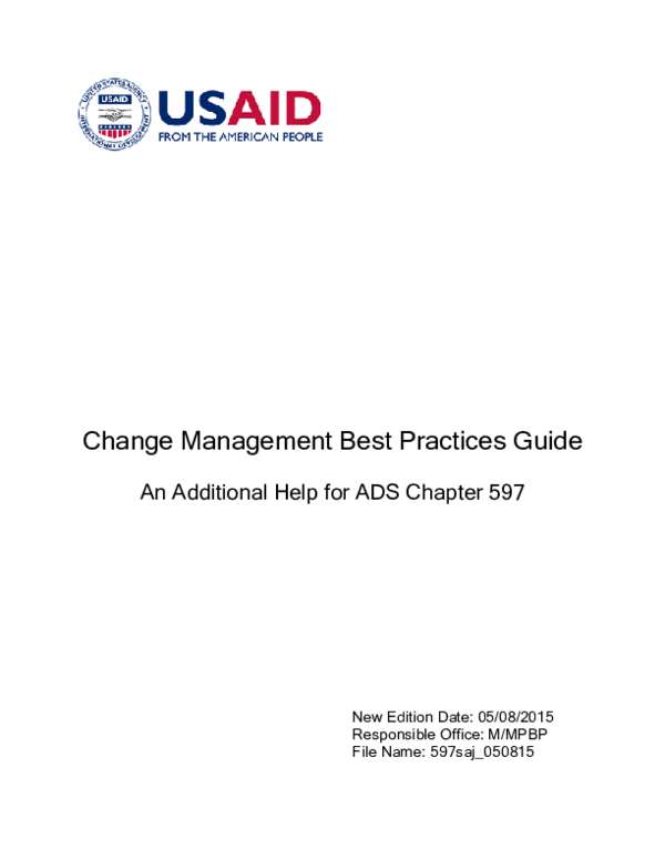 (PDF) Change Management Best Practices Guide