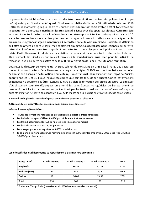(PDF) PLAN DE FORMATION ET BUDGET