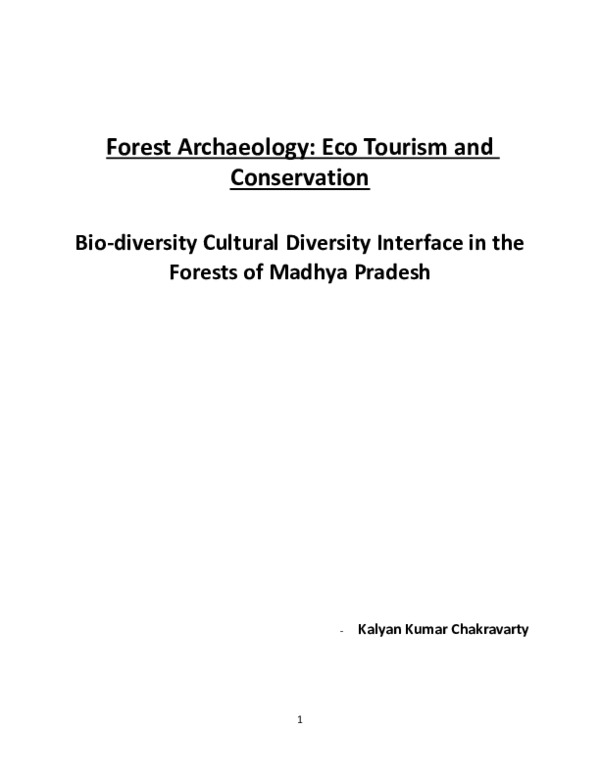 (PDF) Forest Archaeology: Bio-diversity Cultural Diversity Interface in ...
