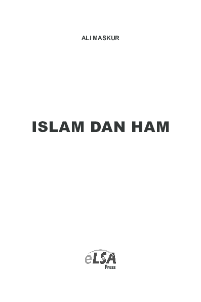 (PDF) Islam dan HAM