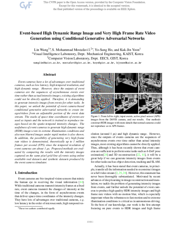 (PDF) Event-based High Dynamic Range Image and Very High Frame Rate Video Generation using ...