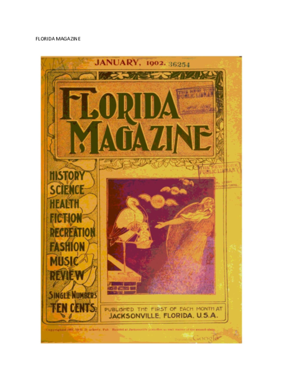 (PDF) FLORIDA MAGAZINE