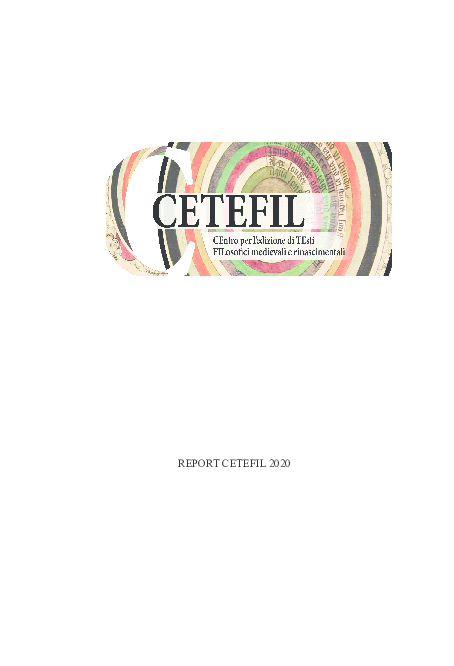 (PDF) REPORT CETEFIL 2020