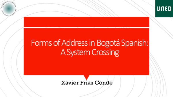 (PDF) Forms of Address in Bogotá Spanish: A System Crossing