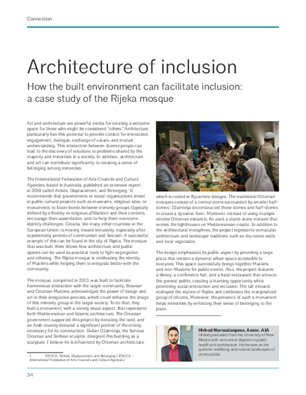 (PDF) Architecture of inclusion: How the built environment can ...