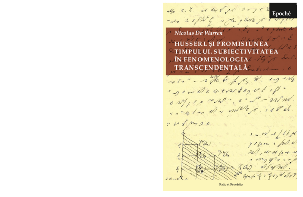 (PDF) Nicolas de Warren: Husserl și promisiunea timpului ...