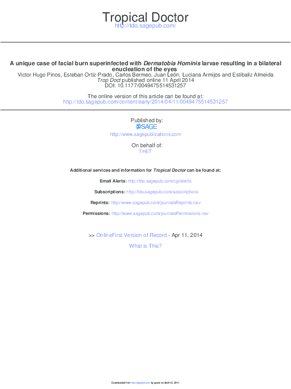 (PDF) Tropical Doctor