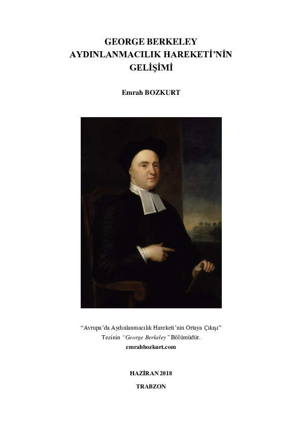 (PDF) George Berkeley