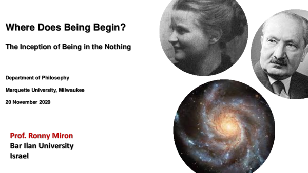 (PDF) Where Does Being Begin? - The Inception of Being in the Nothing