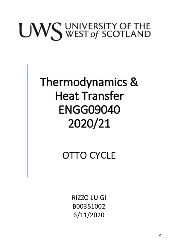 (PDF) Otto Cycle