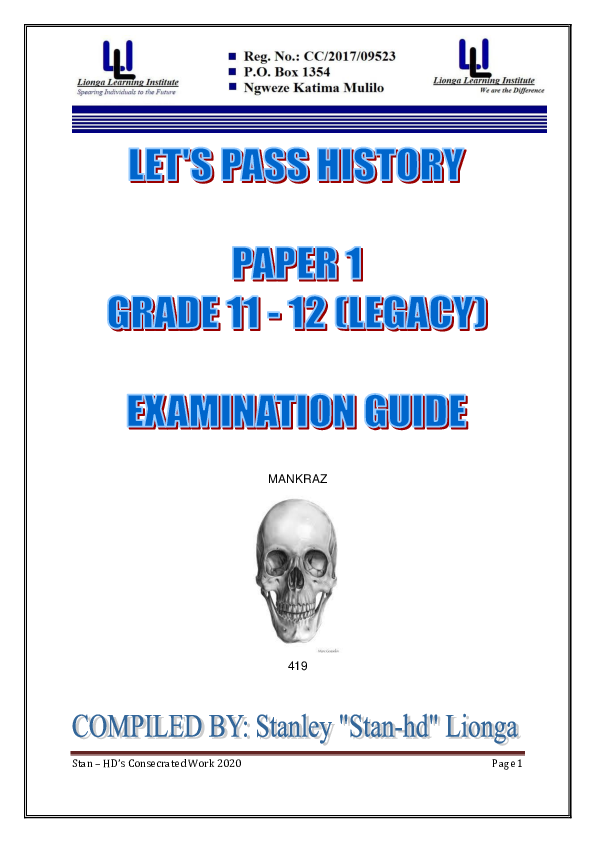 (PDF) History Made Easy