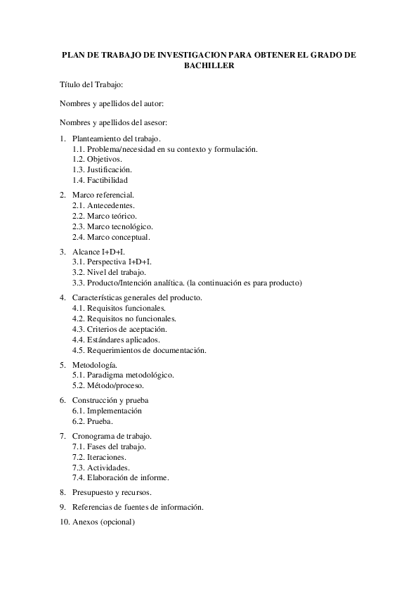 (PDF) Modelo Trabajo de Investigacion