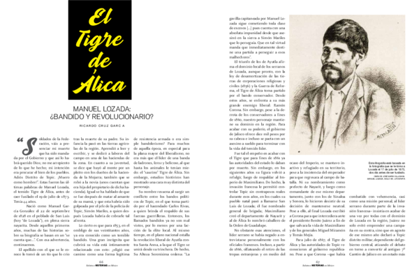 (PDF) El Tigre de Álica: Manuel Lozada, ¿bandido y revolucionario?
