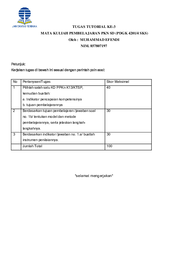 (PDF) TT3 PKN MUHAMMAD EFENDI