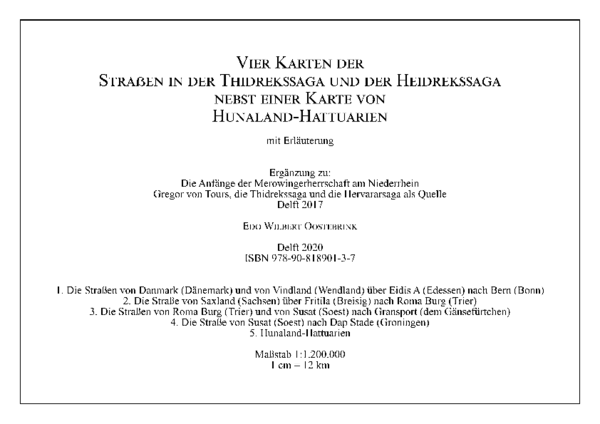 (PDF) Vier Karten der Strassen in der Thidrekssaga und der Heidrekssaga ...