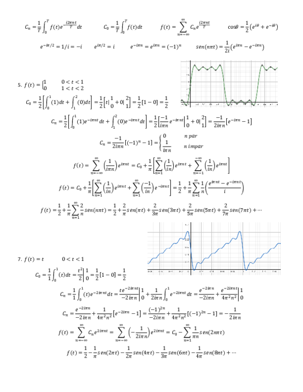 (PDF) Transformadas de fourier