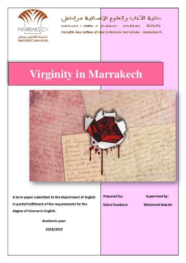 (PDF) Virginity in Marrakech- Morocco