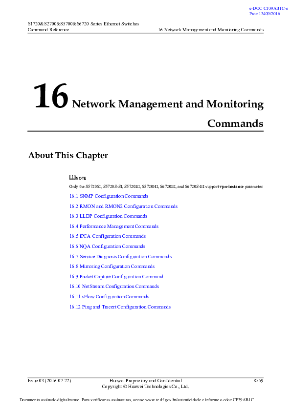 (PDF) 6 Network Management and Monitoring Commands