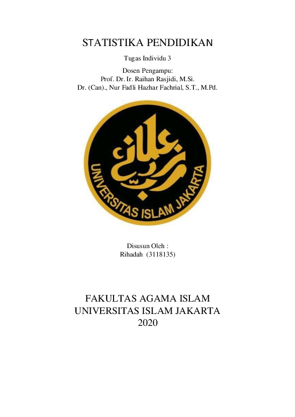 (PDF) STATISTIKA PENDIDIKAN