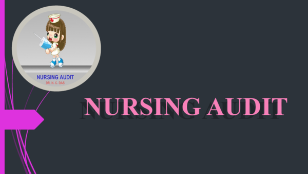 (PPT) NURSING AUDIT