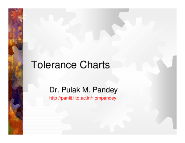 (PDF) Microsoft PowerPoint - Tolerance Charts