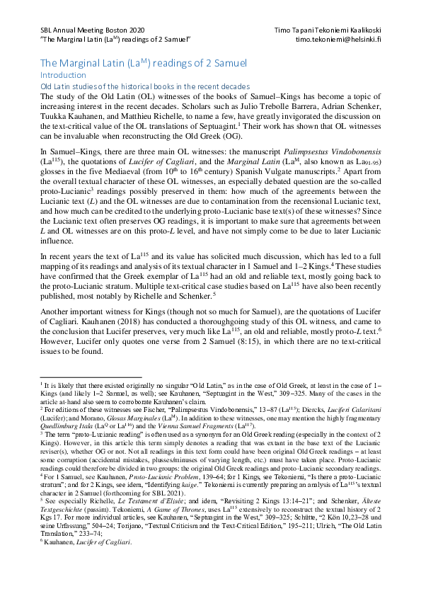 (PDF) [OUTDATED VERSION! An updated version of this paper has been published in JSCS 54 (2021 ...