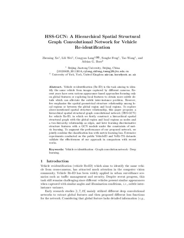 (PDF) HSS-GCN: A Hierarchical Spatial Structural Graph Convolutional Network for Vehicle Re ...