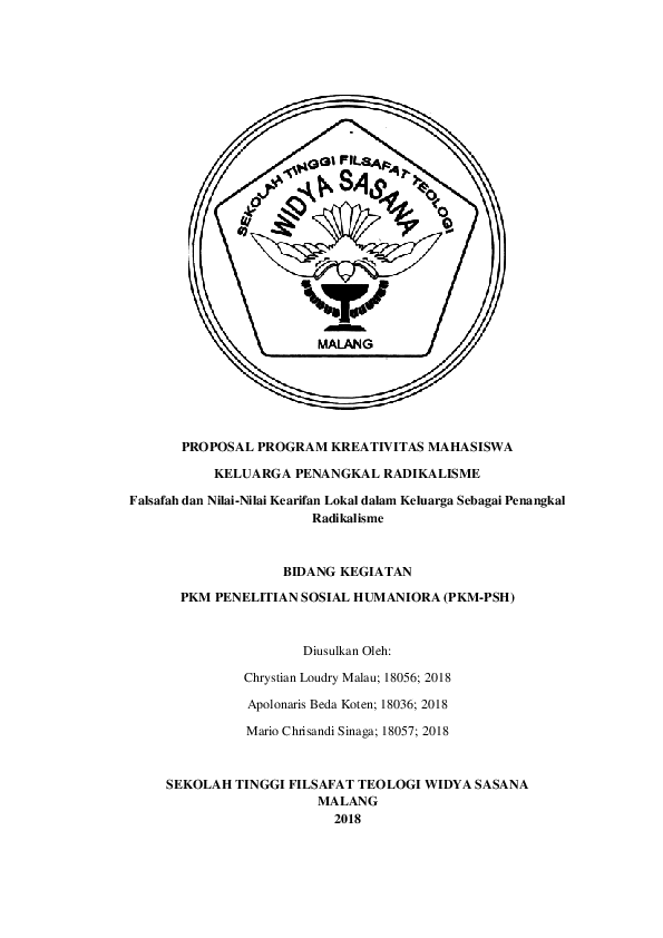 (PDF) PROPOSAL PKM PSH