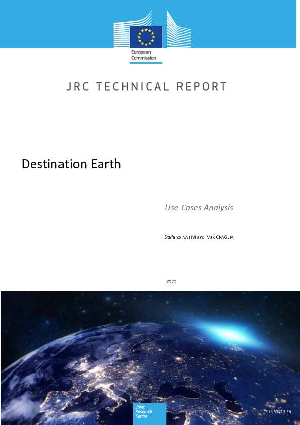 (PDF) Destination Earth Use Cases Analysis