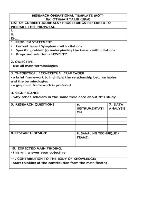 (DOC) ROT (Research Operational Template) shah