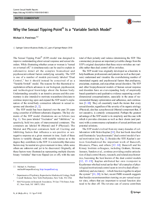 (PDF) Redefining the Sexual Tipping Point Model
