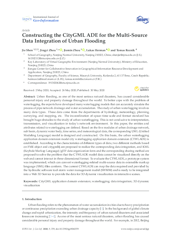 (PDF) Constructing the CityGML ADE for the Multi-Source Data ...