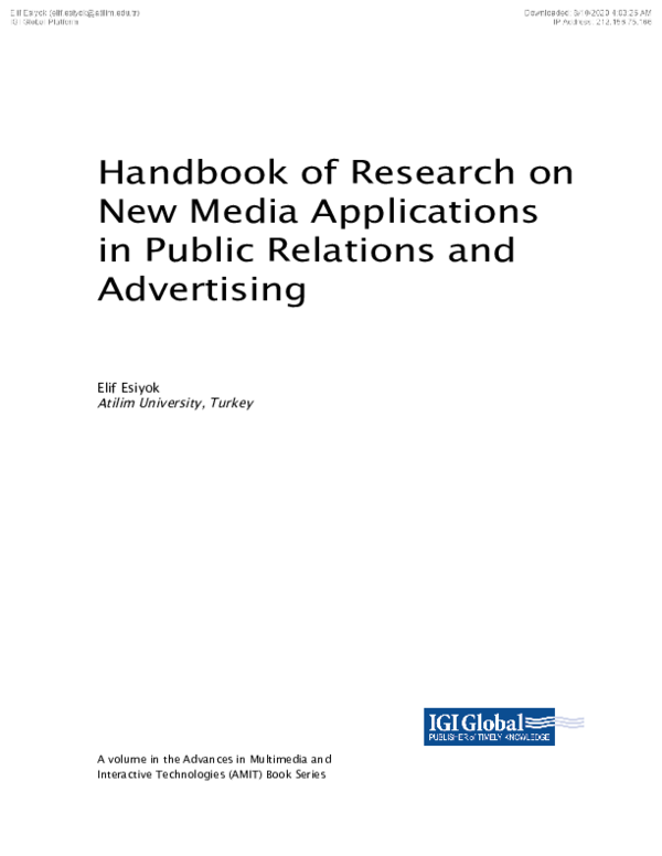 (PDF) Postmodern Discourse in Digital Advertising