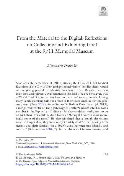 (PDF) From the Material to the Digital: Reflections on Collecting and ...