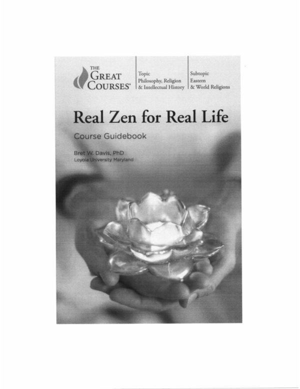 (PDF) Real Zen for Real Life