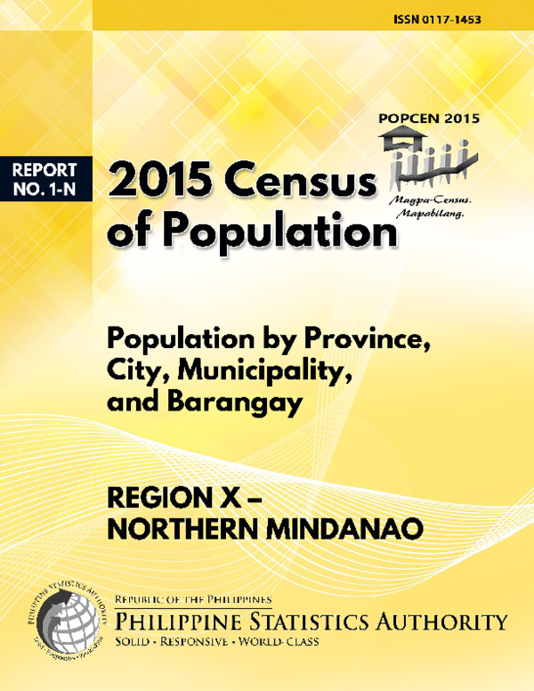(PDF) Northern Mindanao 2015 Census of Population
