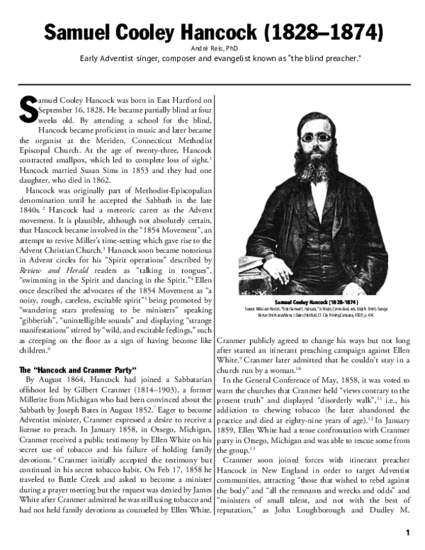 (PDF) Samuel Cooley Hancock (1828–1874)