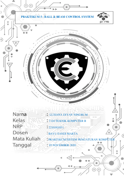 (PDF) Ball & Beam Control System