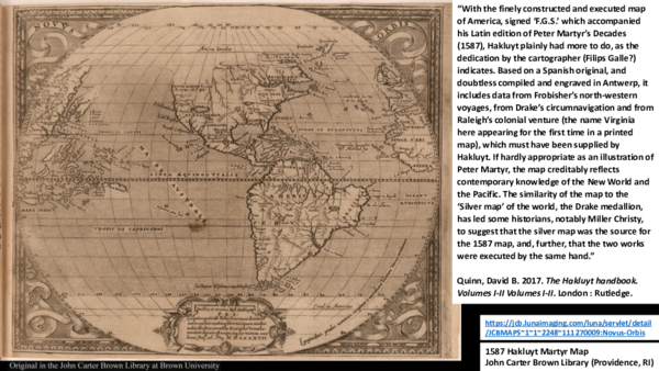(PDF) 1587 Hakluyt Martyr Map - Cartographic Evidence of the Pre ...