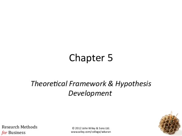 (PPT) Ch 5 Theoretical Framework Hypothesis Development