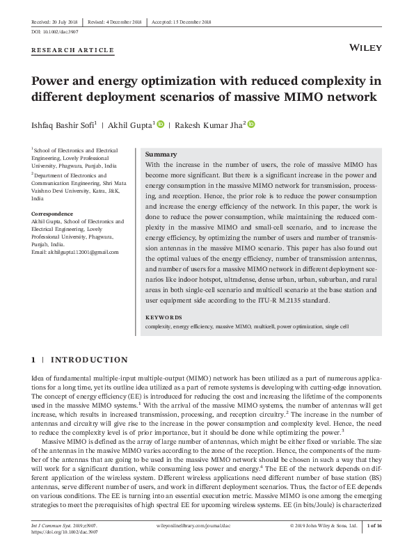(PDF) Power and energy optimization with reduced complexity in ...