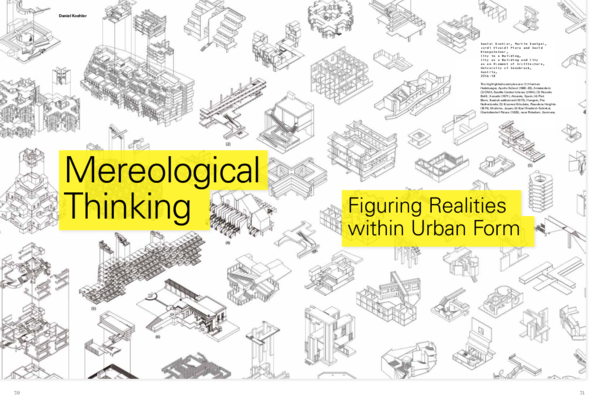 (PDF) Mereological Thinking: Figuring Realities within Urban Form