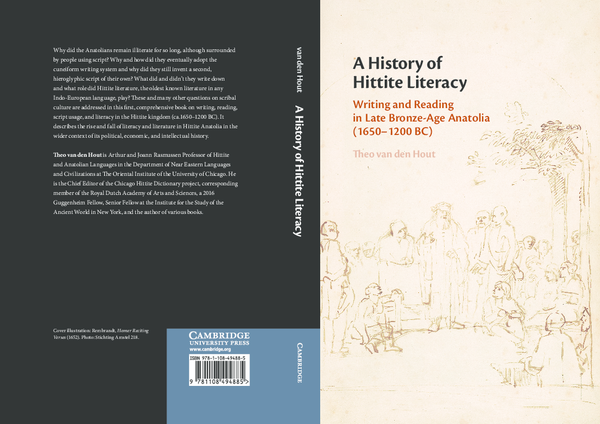 (PDF) A History of Hittite Literacy. Writing and Reading in Late Bronze ...